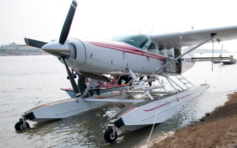 MAF Introduces the First float Plane in Uganda
